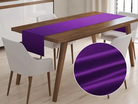 Biante Saténový běhoun na stůl polyesterový Satén LUX-L044 Zářivě fialový 20x140 cm