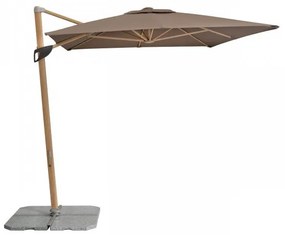 Slunečník Alu Wood Pendel 220x300 cm - Doppler