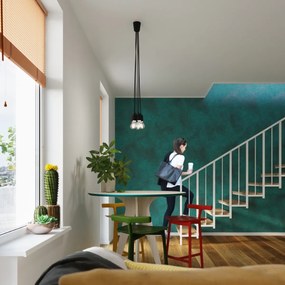 Sollux Lighting Závěsné svítidlo DIEGO 5 černé