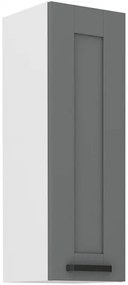 Kuchyňská skříňka LUNA bílá 30 G-90 1F barva dvířek: šedá Dust