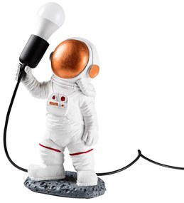 Stolní lampa Astronaut bronzová/bílá