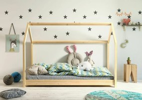 Kocot Kids Dětská postel / domeček Bella 80 x 180 cm + matrace