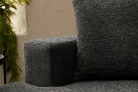 Atelier del Sofa 3-místná pohovka Liva - Anthracite, Antracitová