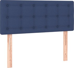 Box spring postel s matrací modrá 120x200 cm textil 3140927