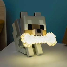 Lampička Minecraft - Wolf Vícebarevná