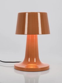 Oranžová kovová LED stolní lampa s kovovým stínidlem (výška 51 cm) Turner – Bizzotto