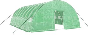 Skleník s ocelovým rámem zelený 48 m² 8 x 6 x 2,85 m 3188107