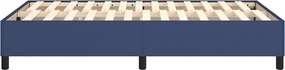 Rám postele s boxspringem modrá 120x200 cm textil 3120852