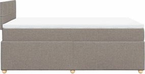 Box spring postel s matrací taupe 120x190 cm textil 3286623