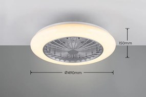 Bílé LED stropní svítidlo Stralsund – Reality