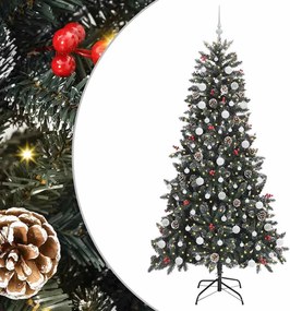 Umělý vánoční stromeček Zelená 210 cm PVC, plast a ocel 3395895