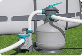 Bestway 58486 bazénové pískové čerpadlo s 11355 l/h a filtračními koulemi pro účinné čištění vody
