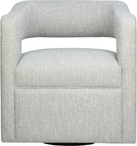 Otočné designové křeslo Leith šedé