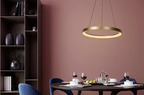 Závěsné designové LED svítidlo nad stůl Opus Maximus Gold 58