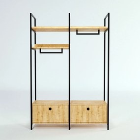 Kalune design Otevřená šatní skříň PERM 120x180 cm