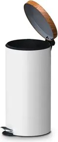 ALDA Sherwood Freedom Fresh bílá / Pedálový koš / 30 l / lakovaná ocel