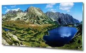 Wallmuralia Foto obraz sklo tvrzené Údolí v horách 100x50