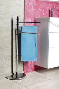 Aqualine, HIBISCUS Stojan s držákem ručníků, chrom, HI31