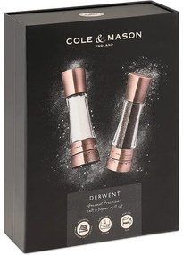 Cole&Mason - Sada mlýnků na sůl a pepř DERWENT 2 ks 19 cm měď