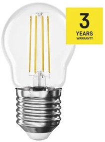 Emos lighting LED žárovka Filament Mini Globe / E27 / 3,4 W (40 W) / 470 lm / teplá bílá 1525743210