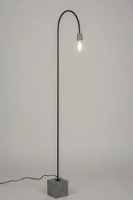 Stojací designová industriální lampa Beton Industry Bulb III