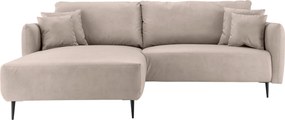 XXXLutz ROHOVÁ SEDAČKA, textil, béžová Livetastic - Sedací soupravy - 002310012370