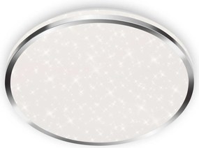 Briloner Stropní LED svítidlo ACORUS 1x LED/18 W, pr. 33 cm, chrom