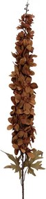 Dekorace umělá květina ostrožka Delphinium s hnědým květem - 8*8*124 cm