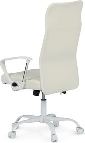 Kancelářská otočná židle NALEM — látka, krémová