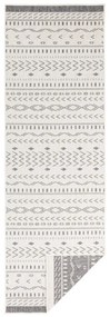 Šedo-krémový venkovní koberec NORTHRUGS Kuba, 250 x 80 cm