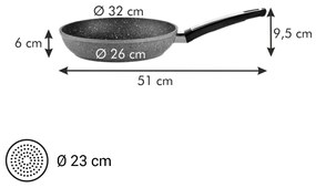 Pánev i-PREMIUM Stone ø 32 cm