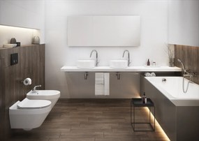 Cersanit Crea WC bidet závěsný oválný, bílá, K114-009