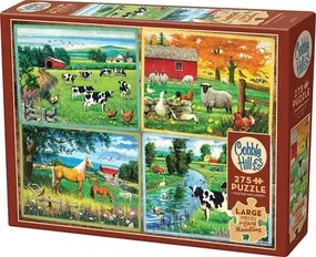 COBBLE HILL Puzzle Přátelé z venkova XL / 275 dílků / od 9 let