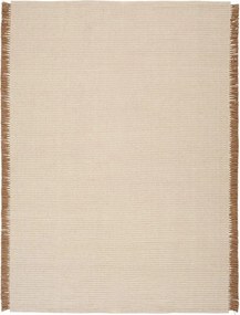 Krémový ručně tkaný běhoun s příměsí bavlny 80x150 cm Channa – Jotex