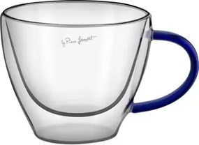 Lamart Vaso Sada sklenic Cappucino 2ks 190ml modrá / sklo