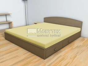 MATĚJOVSKÝ Prostěradlo světle žluté Jersey Exkluziv 200x220/25