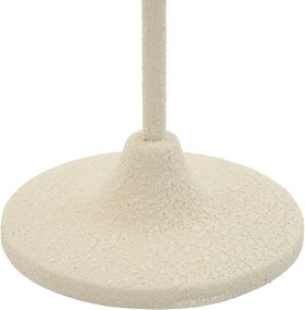Kovový svícen Pigna 33 cm krémový