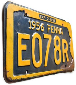 Americká SPZ Pennsylvania 1956 Penna E078R