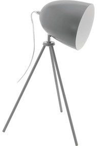 Eglo 33094 - Stolní lampa DUNDEE 1xE27/60W/230V šedá