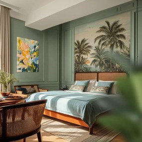 Tištěný obraz na plátně 70x100 cm Floral Gust – Styler