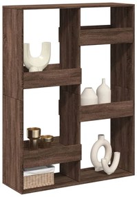 Dělicí stěna hnědý dub 100 x 33 x 135 cm kompozitní dřevo 3309561