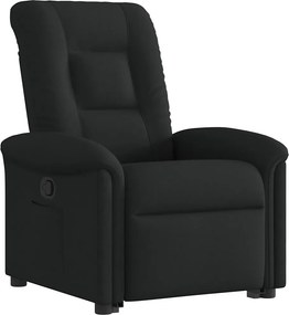 Zvedací polohovací křeslo černé textil 3303256