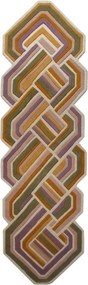 Ručně tkaný vlněný běhoun 80x300 cm Lattice Shaped – Flair Rugs