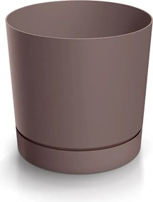Plastový květináč TUBOS P s miskou - výběr z 7 provedení