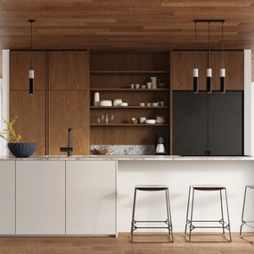 Sollux Lighting Závěsné svítidlo BORGIO 3P černé