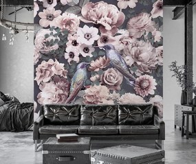 Gario Fototapeta Růžové květy abstraktní - Andrea Haase Materiál: Vliesová, Rozměry: 100 x 100 cm