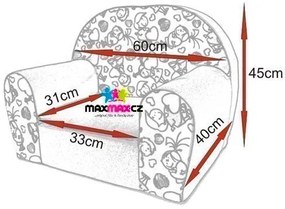 Dětské křesílko SAFARI - šedé