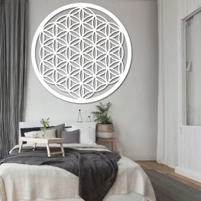 Dřevěná dekorace Květ života - posvátná geometrie a mandala na zeď | SENTOP PR0168-akcia20