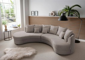 XXXLutz SEDACÍ SOUPRAVA, textil, šedavě hnědá Livetastic - Online Only sedačky - 002310000520