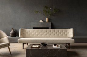Audo CPH Hnědo šedý mramorový konferenční stolek AUDO PLINTH 137 x 76 cm